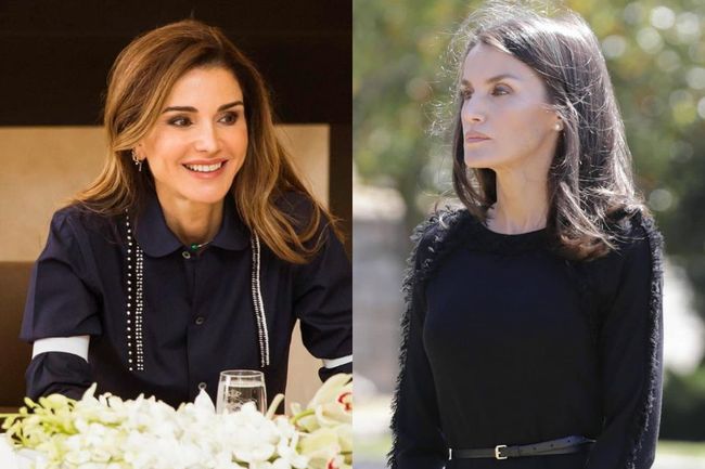 Lihat Tampilan Ratu Rania dan Ratu Letizia Saat Hadir di Pemakaman Ratu ...