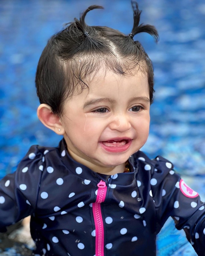 7 Potret Cantiknya Guzelim Anak Ali Syakieb dan Margin, Gemas dengan ...