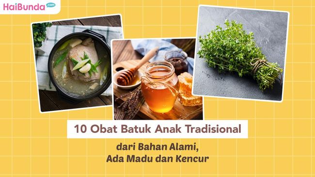 10 Obat Batuk Anak Tradisional dari Bahan Alami, Ada Madu dan Kencur