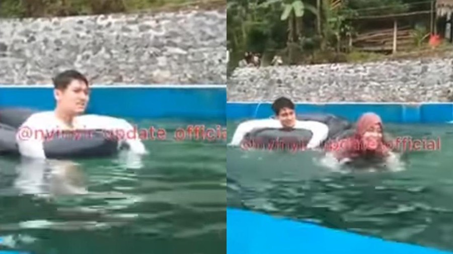 Kemesraan Lesti Kejora dan Rizky Billar Saat Berenang Disebut Pencitraan Kemesraan Lesti Kejora dan Rizky Billar Saat Berenang Disebut Pencitraan