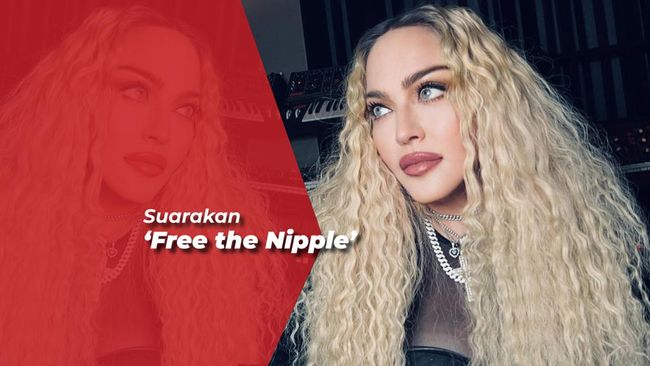 Madonna Tunjukkan Nyaman Dengan Tubuhnya Lewat Foto Topless