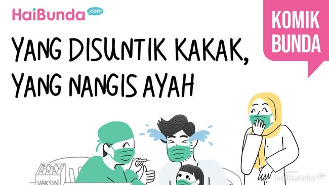 Yang Disuntik Kakak, Yang Nangis Ayah - Foto 1