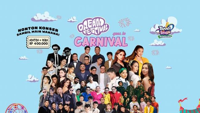 'Dream Festival' Acara Musik Pertama & Terbesar di Trans Studio Bandung