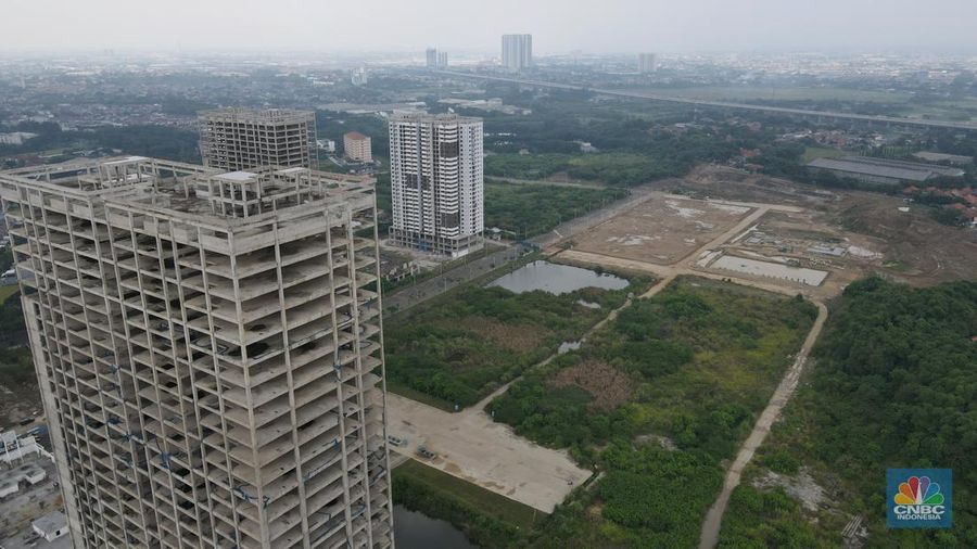 Foto Terkini Meikarta Bak 'Kota Hantu', Gedung Bolong-Bolong