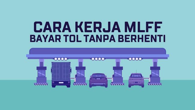INFOGRAFIS: Cara Kerja MLFF, Bayar Tol Tanpa Berhenti