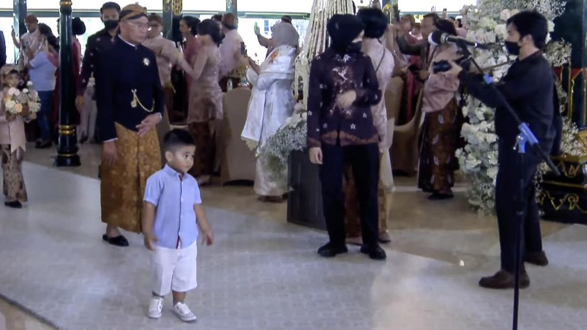 Gemas Al Nahyan Cucu Jokowi yang Ogah Pakai Beskap di Nikahan Kaesang