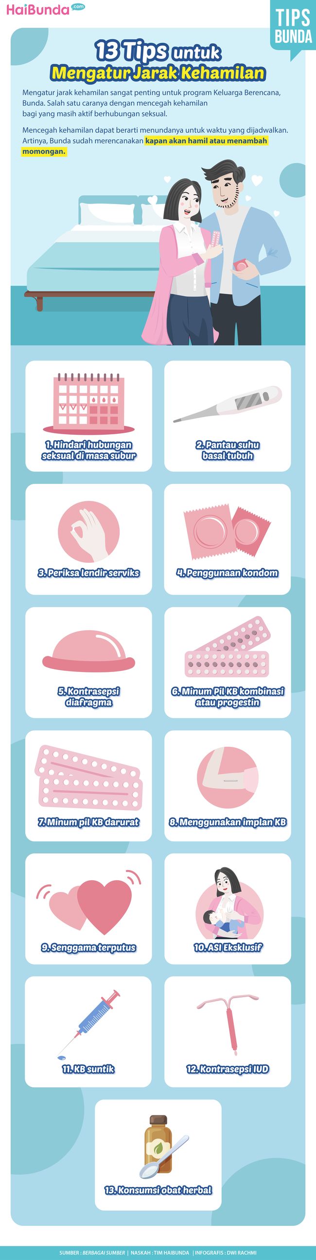 13 Tips untuk Mengatur Jarak Kehamilan