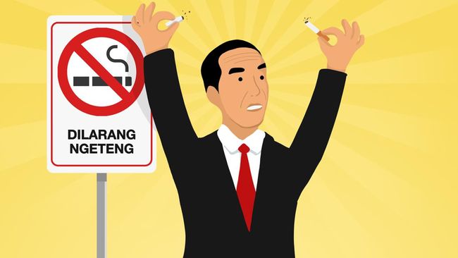 Resmi! Jokowi Larang Jual Rokok Ketengan Per Batang, Ini Aturannya