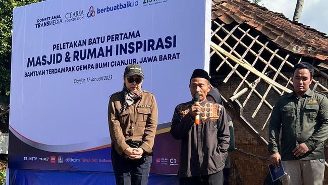 CT ARSA Bangun Masjid dan Rumah Inspirasi untuk Bantu Korban Cianjur