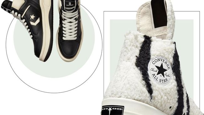 Rick Owens Explores Textures in New Converse Collaboration