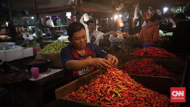 Harga Cabai Makin 'Pedas' Jelang Ramadan, Tembus Rp90 Ribu per Kg