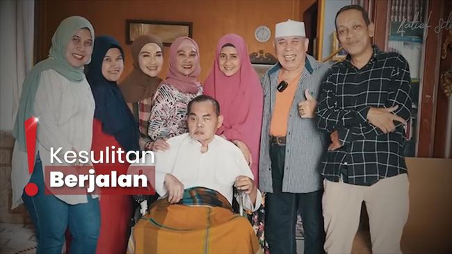 Idap Stroke Sejak 2017, Mat Solar Makin Kurus & Duduk di Kursi Roda