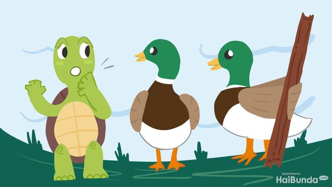 Cerita Fabel: Kura-kura dan Sepasang Itik - Foto 1