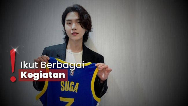 Awalnya Penggemar Basket, Suga BTS Girang Ditunjuk jadi Ambassador NBA