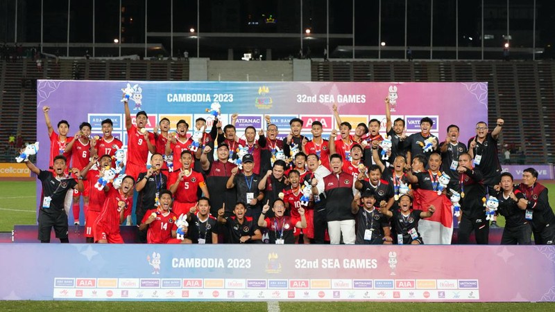 Detik-Detik Timnas Raih Emas Sea Games, Bantai Thailand 5-2 - Foto 7