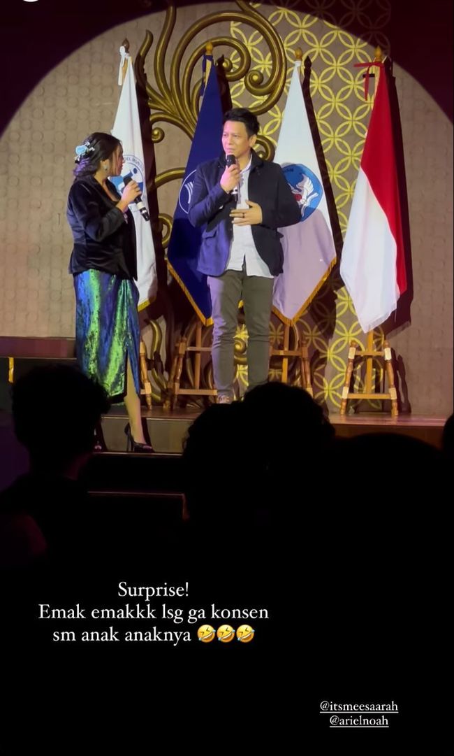 Momen Tak Terduga Ariel NOAH Tampil di Acara Wisuda Sang Putri, Bikin Heboh Bun
