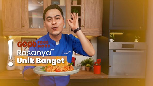 Kreasi Pasta dengan Saus Bakso dari Daging Ayam dan Apel, Mamamia