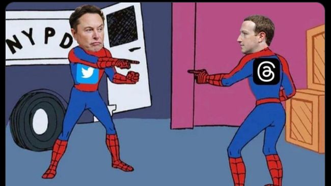 Elon Musk pemilik Twitter ancam dan melaporakan Threads gegara dituding ...