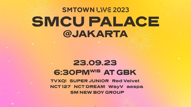 Ini Harga Tiket dan Seat Plan SMTOWN Live 2023 Jakarta