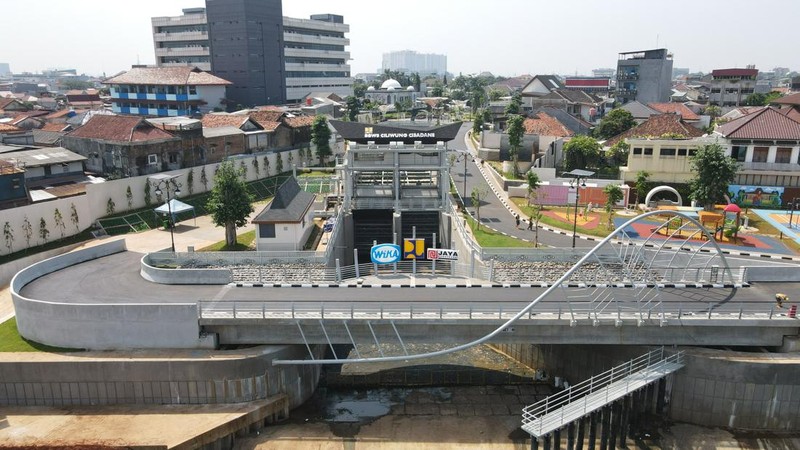 Ternyata Keren, Ini Penampakan Sodetan Ciliwung Jokowi - Foto 6