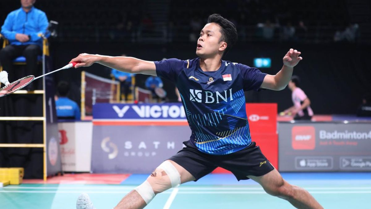 Hasil Denmark Open: Ginting Lolos ke 16 Besar, Rehan/Lisa Tumbang