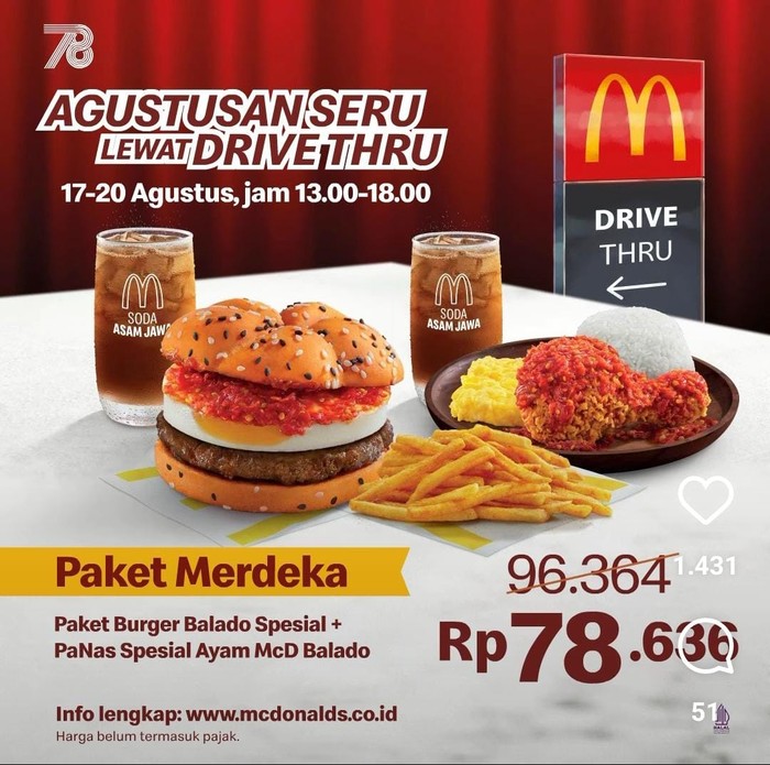 11 Promo Makanan Spesial Hari Kemerdekaan RI: Ada Wingstop, KFC, sampai ... 11 Promo Makanan Spesial Hari Kemerdekaan RI: Ada Wingstop, KFC, sampai ...