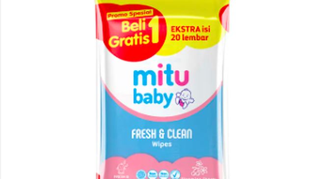 Review Mitu Baby Wipes Fresh and Clean, Tisu Basah Bayi Bikin Kulit ...