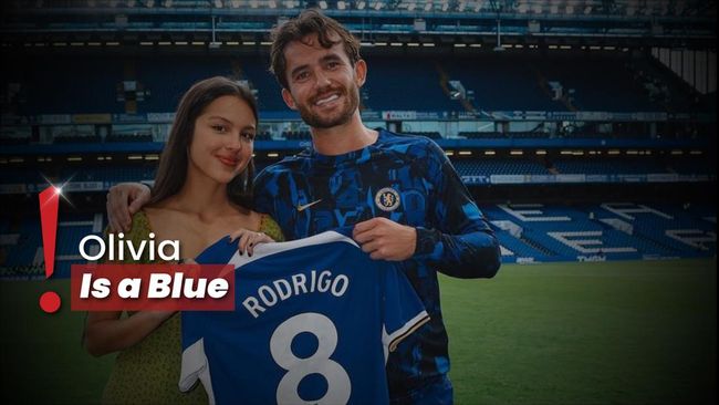 Pertama Kali Lihat Chelsea FC Tanding, Olivia Rodrigo Dapat Jersey Spesial