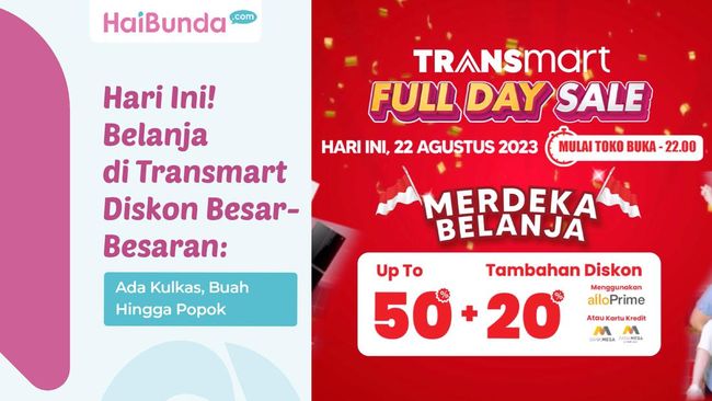 Hari Ini! Belanja di Transmart Diskon Besar-Besaran: Ada Kulkas, Buah ...