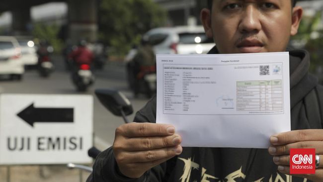 Kendaraan Tak Lolos Uji Emisi Besok, Sanksi Tilang Mulai Rp250 Ribu