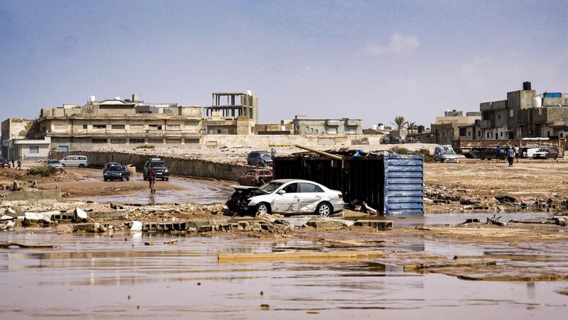 Potret Ngeri Libya Porak-poranda Dihantam Banjir, 2.000 Tewas - Foto 1