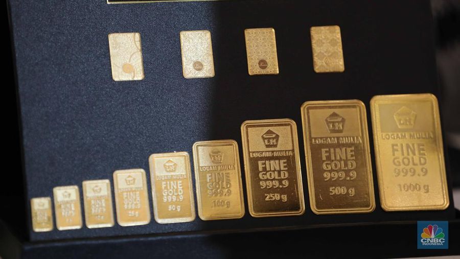 Emas Antam Lanjut Rekor, 1 Gram = Rp1,67 Juta