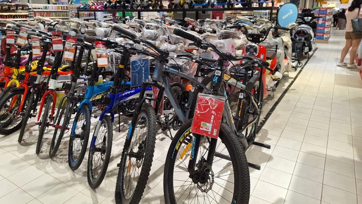 Super Murah! Transmart Jual Sepeda Gunung dan Lipat Cuma Rp 300 Ribuan
