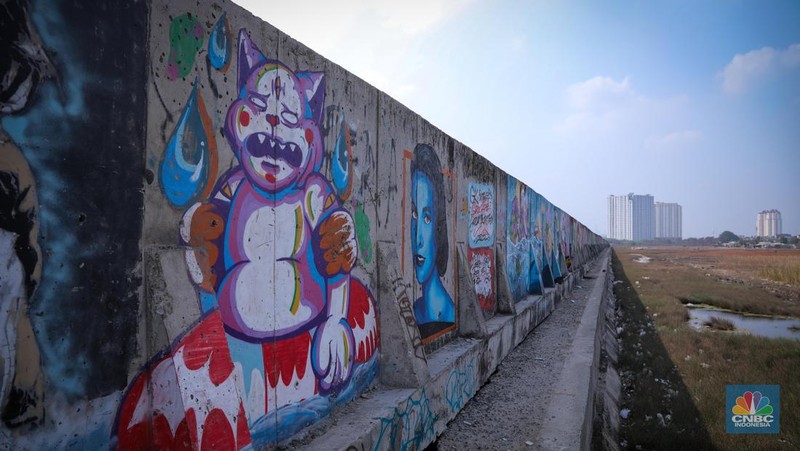 Masjid Tenggelam Lautan, Ini Potret Tanggul Laut Jakarta - Foto 4