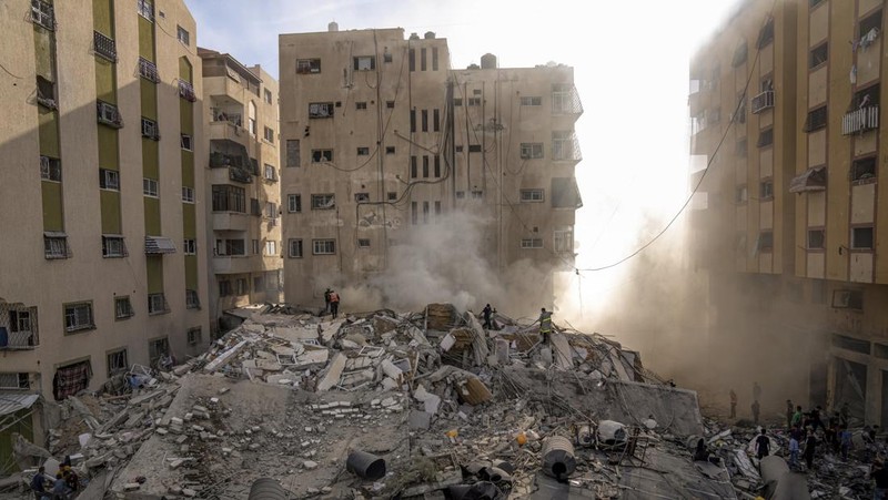 Foto Udara, Begini Potret Baru Porak-Porandanya Jalur Gaza - Foto 5