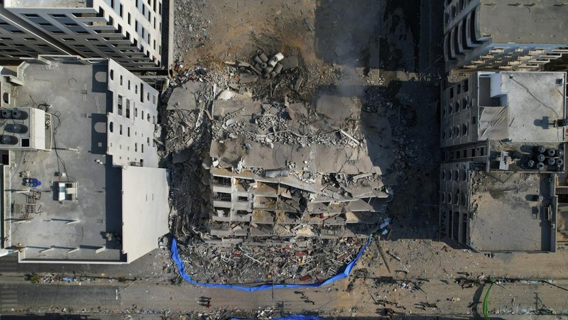 Foto Udara, Begini Potret Baru Porak-Porandanya Jalur Gaza - Foto 5