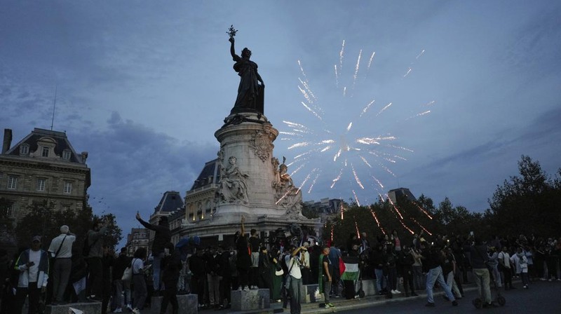 Prancis Chaos, Demo Pro Palestina Ditembak Gas Air Mata