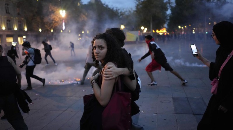 Prancis Chaos, Demo Pro Palestina Ditembak Gas Air Mata