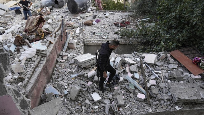 Penampakan Masjid Warga Palestina Hancur Dirudal Israel