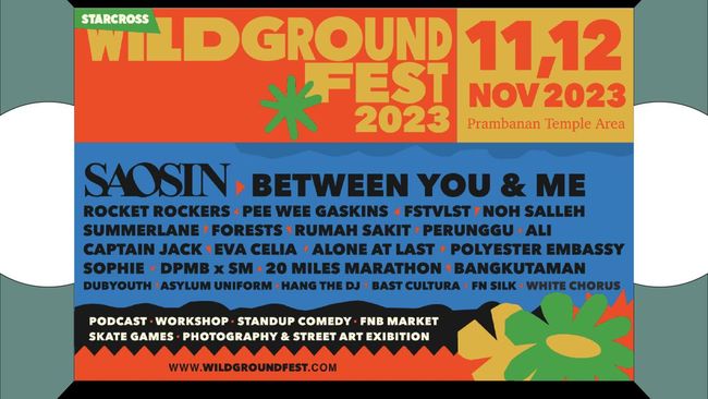 Wild Ground Festival 2023 Hadir Bareng Saosin dan Barisan Nama Besar