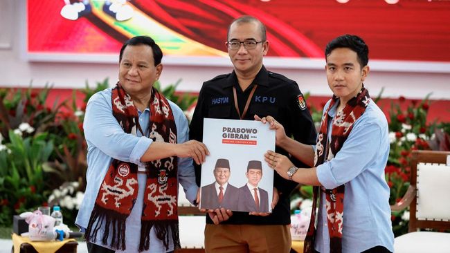 Sah! Prabowo-Gibran Daftar Capres-Cawapres Pilpres 2024