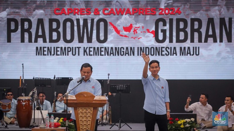 Semangat Berkobar di Detik-Detik Deklarasi Prabowo-Gibran