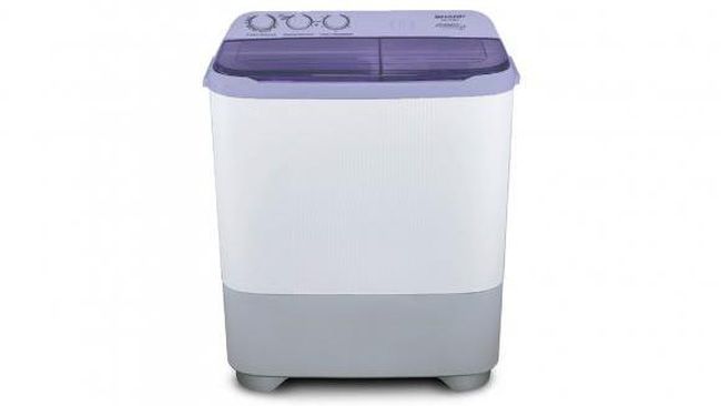 Review Mesin Cuci Dua Tabung Sharp Super Aquamagic ES-T85NT-PK/LC 8 kg ...