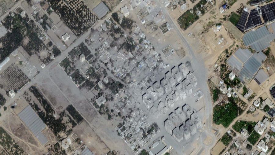 Potret Terkini Gaza Melalui Satelit, Seperti Kota Mati - Foto 2