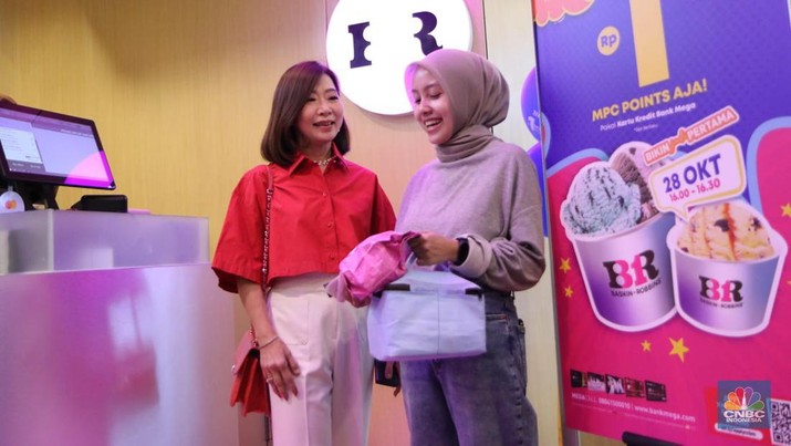 Bank Mega Ajak Nasabah Makan Es Krim Cuma Pakai Rp1 MPC Point