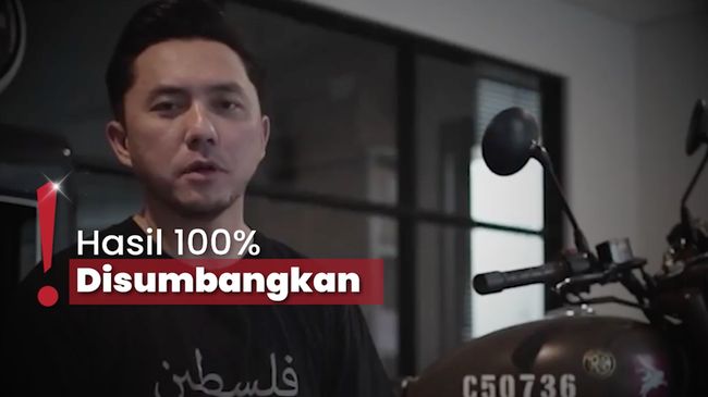 Omesh Lelang Motor Kesayangan untuk Palestina, Ditawar hingga Rp300 Juta