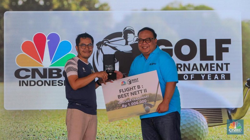 Seru! Ini Para Peraih Hadiah di Turnamen Golf CNBC Indonesia - Foto 3