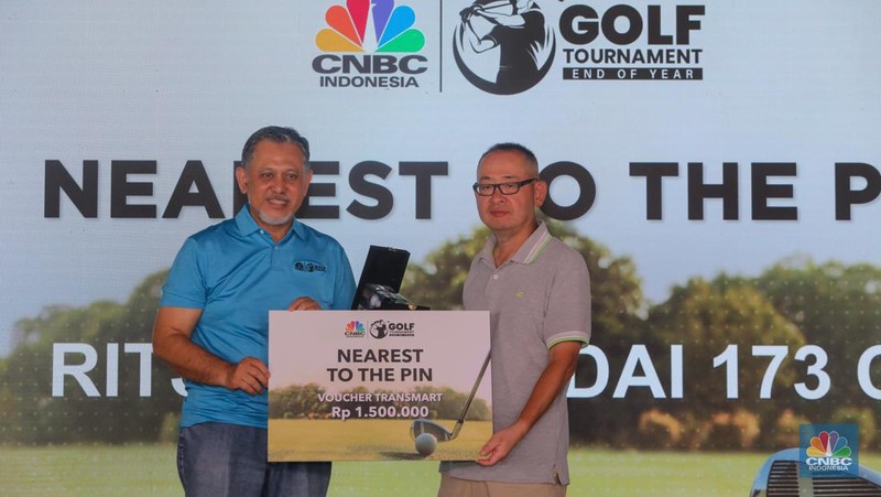 Seru! Ini Para Peraih Hadiah di Turnamen Golf CNBC Indonesia - Foto 3