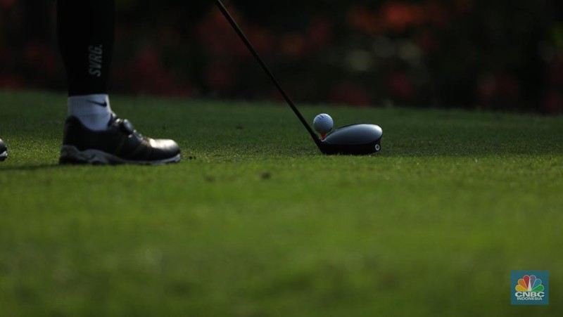 Keseruan Turnamen Golf CNBC Indonesia 2023
