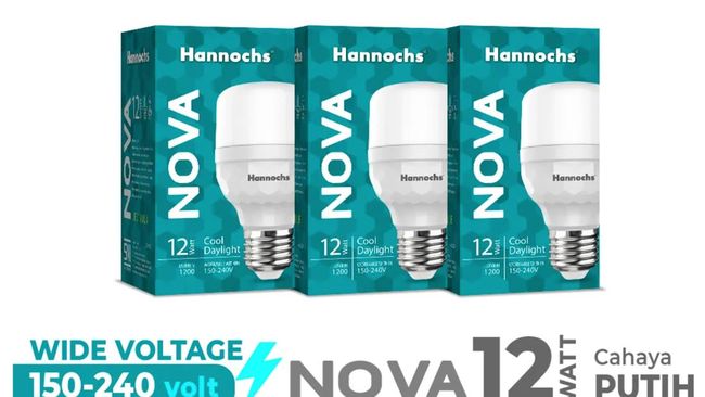 Review Lampu Hannochs LED Capsule Nova 12 Watt, Tahan Lama & Hemat Listrik